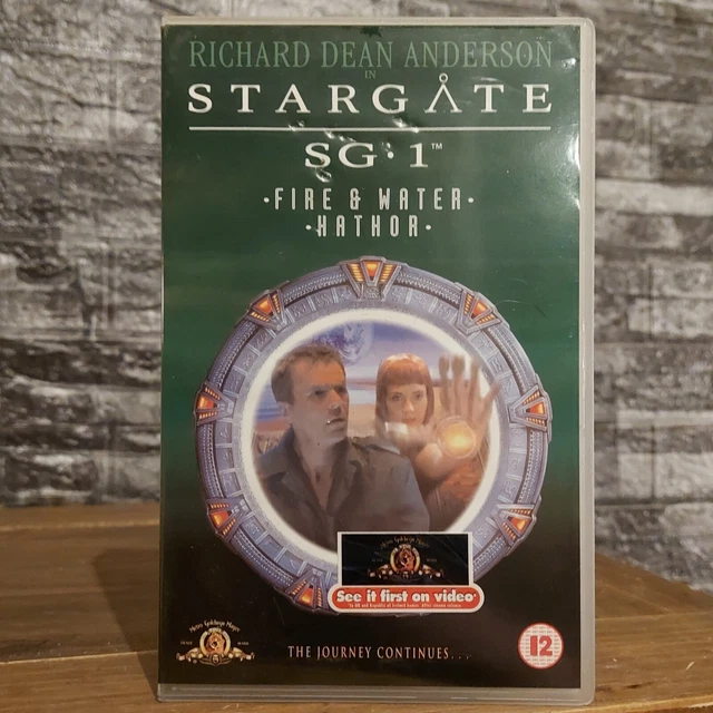 STARGATE SG 1 FIRE & WATER HATHOR VHS SEALED NEW BIG BOX TV Show Sci Fi ...