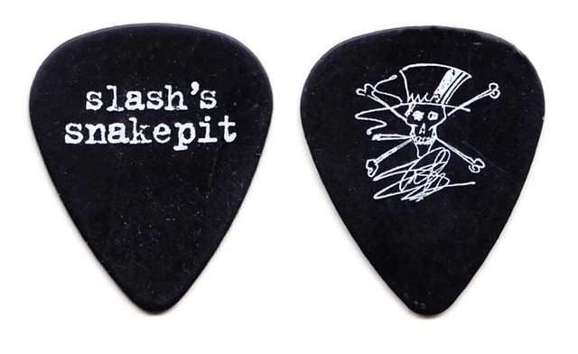 SLASH'S SNAKEPIT SLASH Signature Black Guitar Pick - 2000 Tour GNR £21. ...
