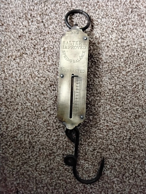 VINTAGE SALTER IMPROVED Spring Balance Warrented Scales No2 £10.00 ...