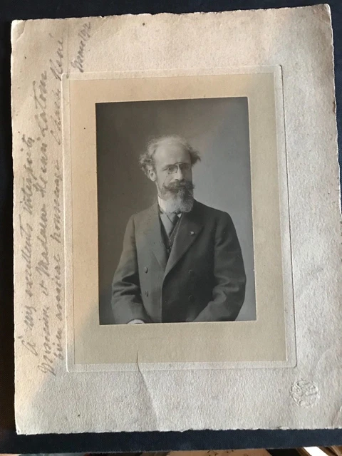 CHARLES-RENÉ COMPOSITEUR PHOTOGRAPHIE signée aux époux Latour ...