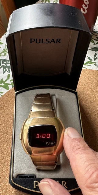 PULSAR P3 GF LED Watch 73 FAB Condition My Best P3 13 Links Fully ...