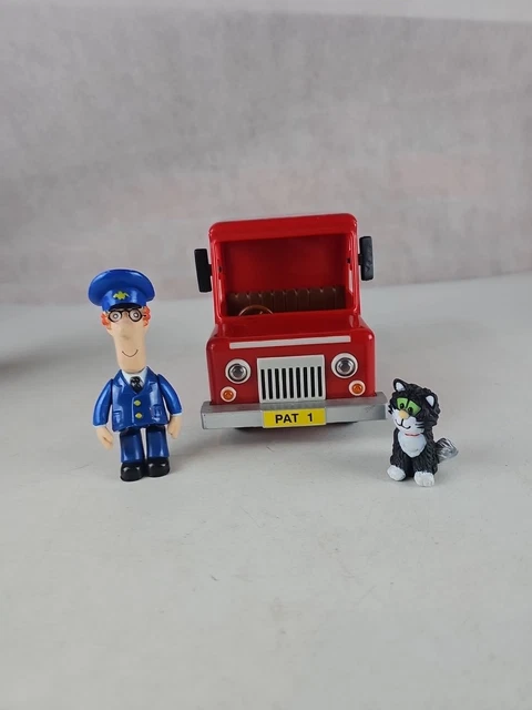 POSTMAN PAT TOY Bundle, Pat 1 Van, Vehicle, Jess The Cat Figure, Fusion ...