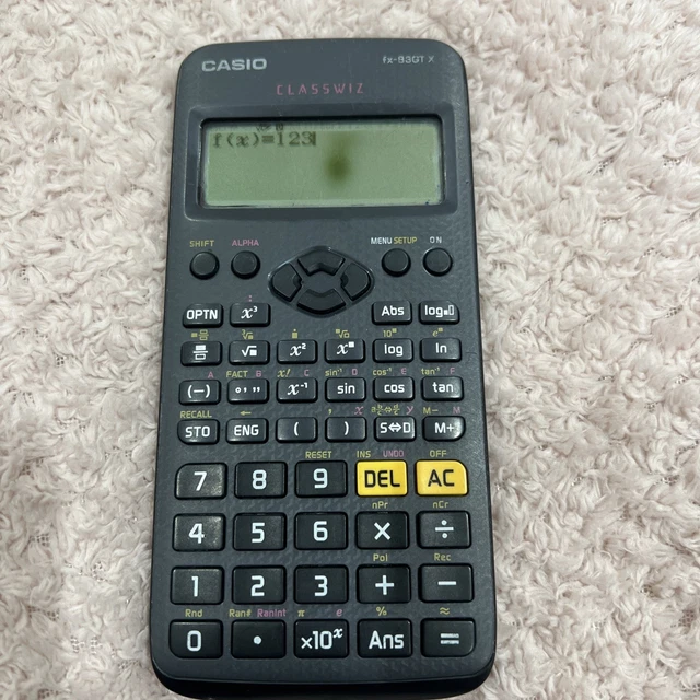CASIO FX-83GT X Classwiz Scientific Calculator Black Working - see ...