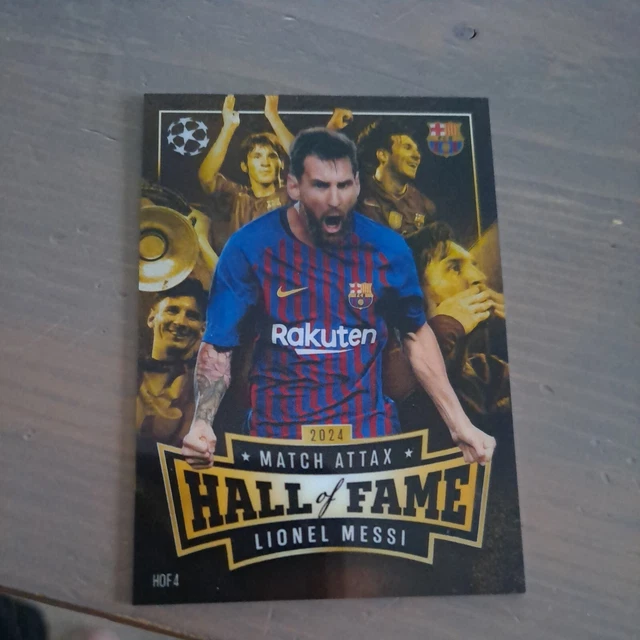 HALL OF FAME Lionel Messi Match Attax 2024/2025 Barcelona 24/25 # HOF4 ...