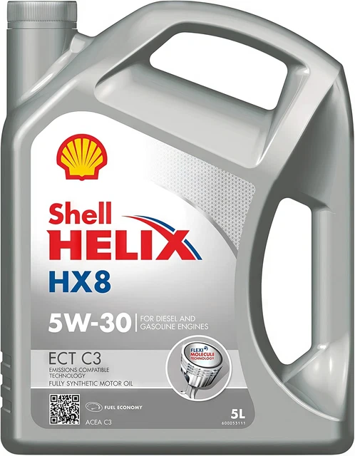 ENGINE OIL SHELL Helix HX8 5L 5 Litre 5W40 ECT C3 Fully Synthetic ...