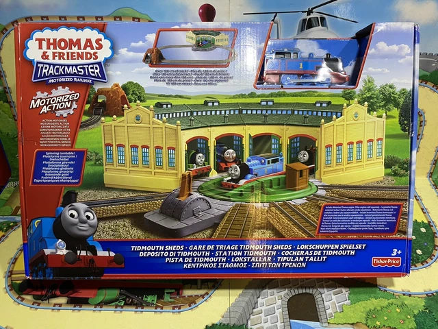 THOMAS THE TANK engine trackmaster sets Ultra Rare Tidmouth Sheds BNIB ...