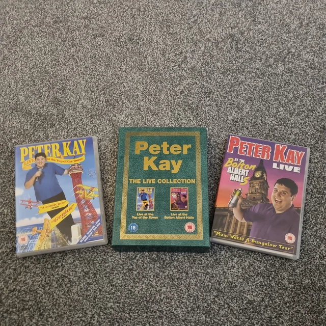 PETER KAY DVD bundle - Phoenix Nights, That Peter Kay Thing, The Live ...