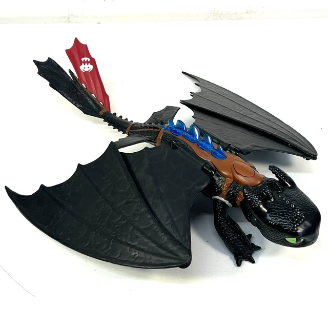 HOW TO TRAIN YOUR DRAGONS HTTYD Toothless Action Figure Light Up Growl ...