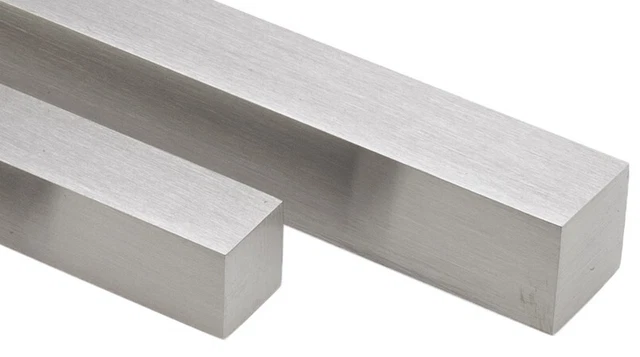 ACIER INOX CARRÉ Barre en Carrée 5x5mm Plat 1.4301 Matériau Plein Clair ...