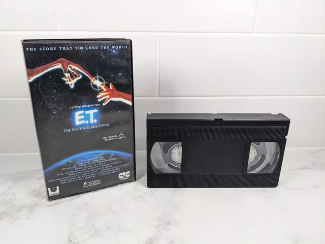 ET THE EXTRA Terrestrial VHS Video Tape Australian Release Rainbow Sci ...