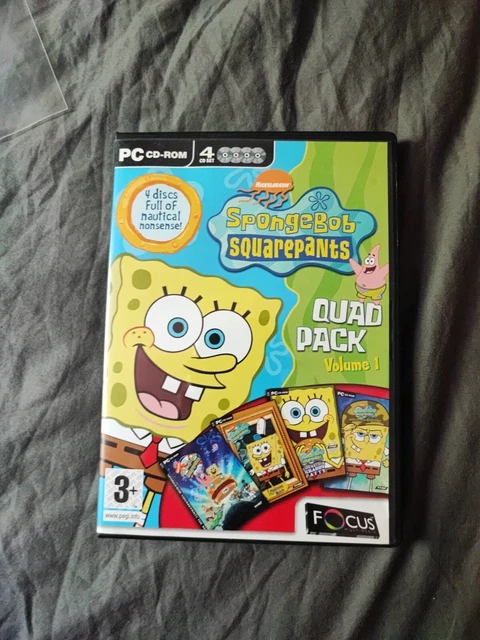 SPONGEBOB SQUAREPANTS : QUAD PACK Volume 1 - 4 FULL PC GAMES - COMPLETE ...