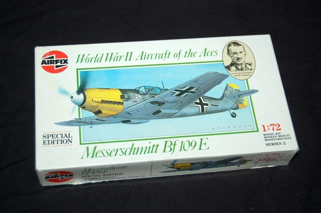 AIRFIX 1/72 SCALE Messerschmitt Bf 109 E-1 Aircraft of the Aces Model Kit 1988 £2.21 - PicClick UK