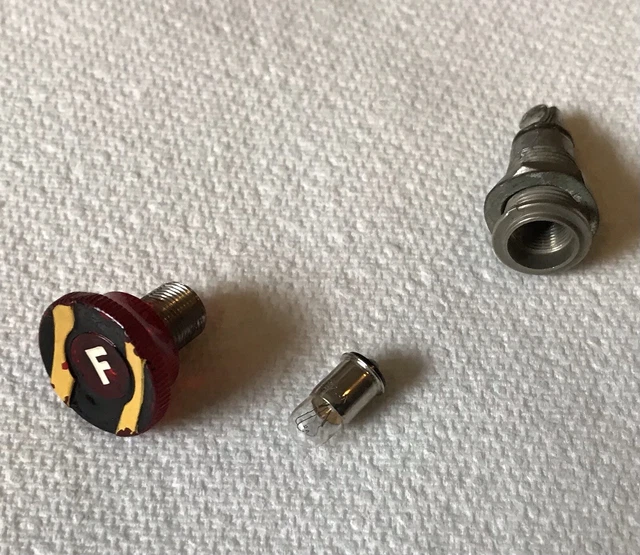 RAF AIRCRAFT COCKPIT Fire Extinguisher Lamp and PTT Switch Assembly £20 ...