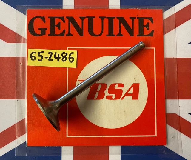 BSA GENUINE 65-2486 Gold Star Db32 350Cc Inlet Valve See Details £40.00 ...