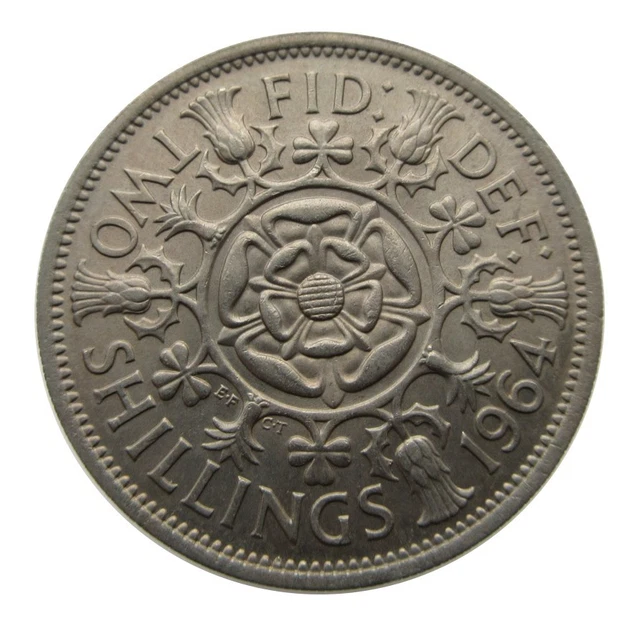 NR 4177 UNITED Kingdom - 2 Shillings 1964, KM# 906 geraltttt83 £0.20 ...