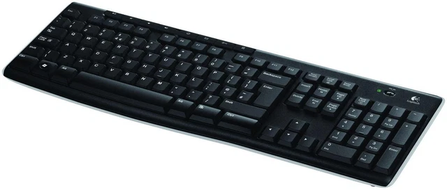 LOGITECH WIRELESS KEYBOARD K270 (ESP Layout - QWERTY) Black EUR 23,79 ...