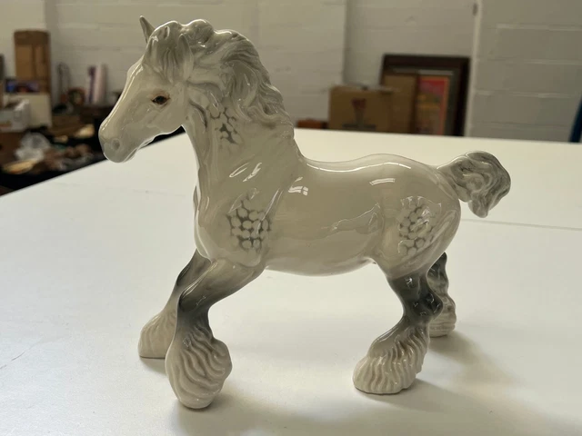 CAVALLO VINTAGE BESWICK Cantering Shire - Mapple / Cavallo A Dondolo ...