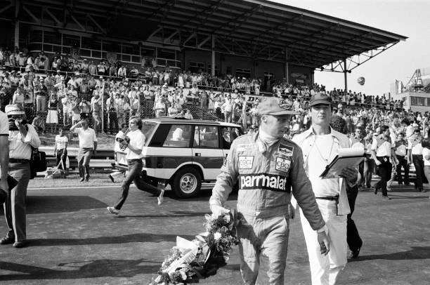 NIKI LAUDA DRIVING a Marlboro McLaren wins British Grand Prix- 1982 Old ...