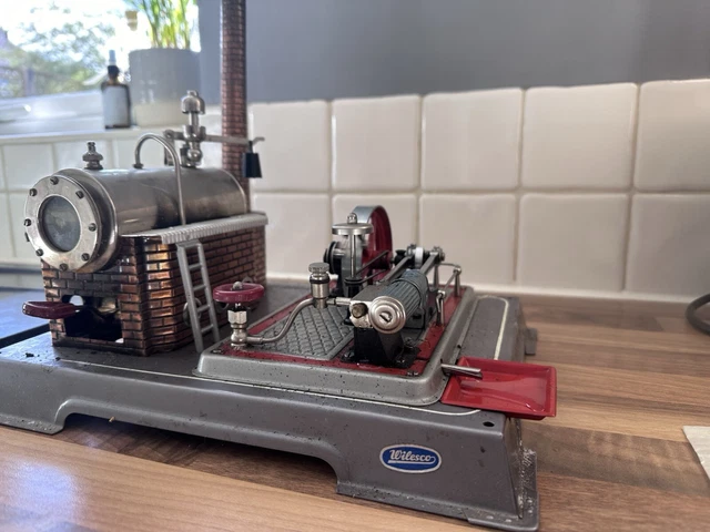 LIVE STEAM WILESCO D16 Stationary Engine German 1960’s Rare Model £120. ...