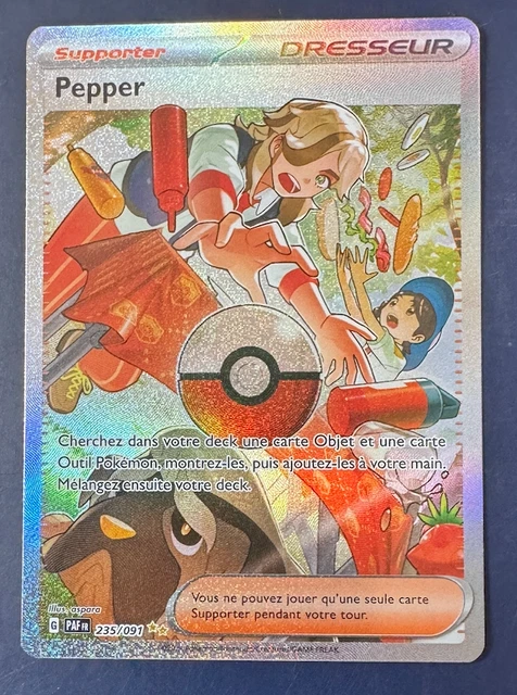 PEPPER 235/091 CATRE Pokemon Destinees De Paldea Ev04.5 Near-Mint/Mint ...