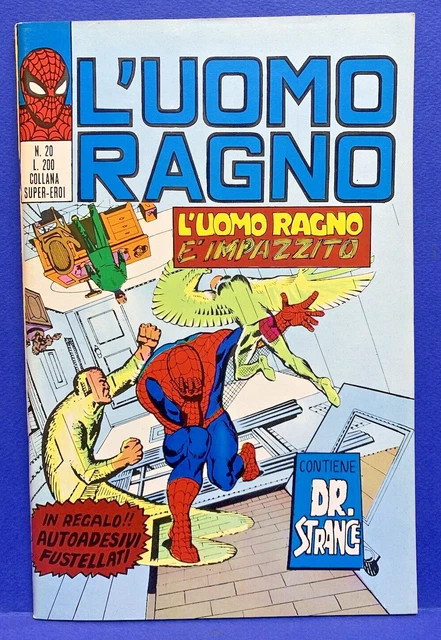 L' UOMO RAGNO 20 Uomo Ragno è impazzito CORNO 1970 ECCELLENTE EDICOLA ...