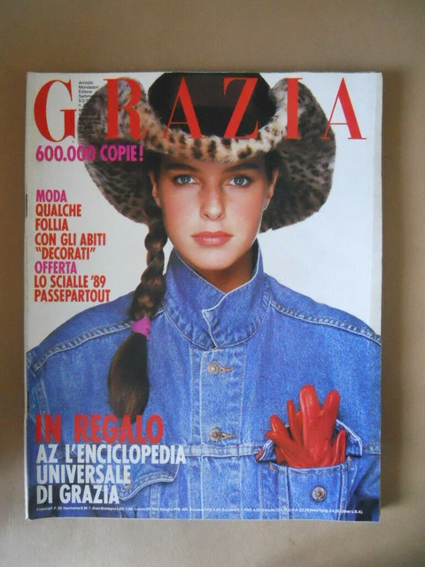GRAZIA RIVISTA DI moda n 2496 1989 [VL20] EUR 10,37 - PicClick FR