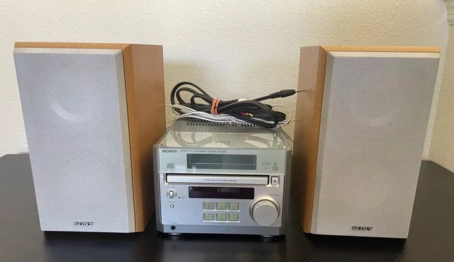 SONY MICRO HI-FI Mini Component System CMT-RB5 With Speakers No Remote ...