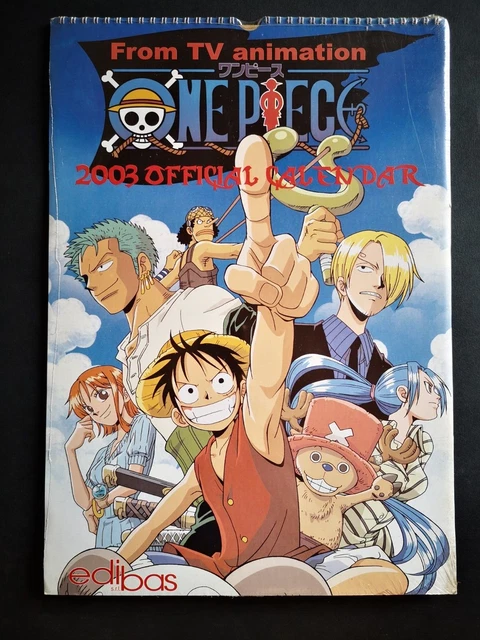 ONE PIECE - From TV Animation-2003 Official Calendar-Manga -Rarissimo ...