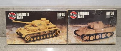 AIRFIX H0/00 SCALE Panzer Iv & Panther Tanks Series 1 & 2 Model Kits ...