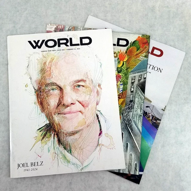 LOT OF 3 World Magazines, Earning Your Trust Every Day Christian Feb ...