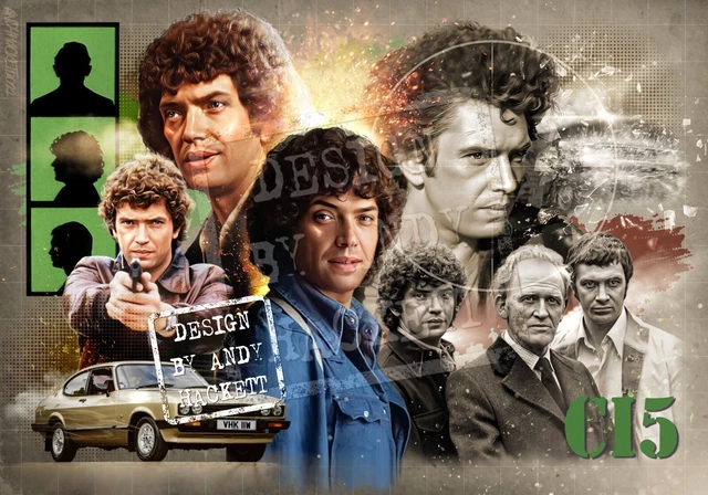 THE PROFESSIONALS MARTIN Shaw A3 Poster Tribute Doyle And Bodie Ford ...