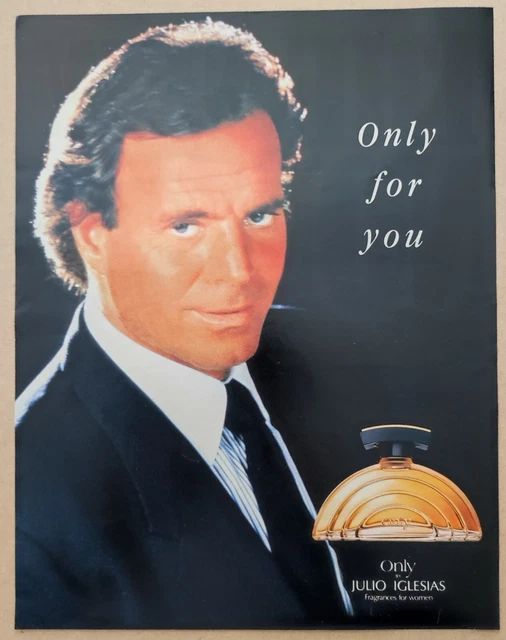 JULIO IGLESIAS ONLY Perfume Original UK Press Advert 1990 £5.91 ...