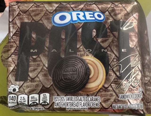 POST MALONE OREO Cookies LIMITED EDITION 2025 w/Salted Caramel ...