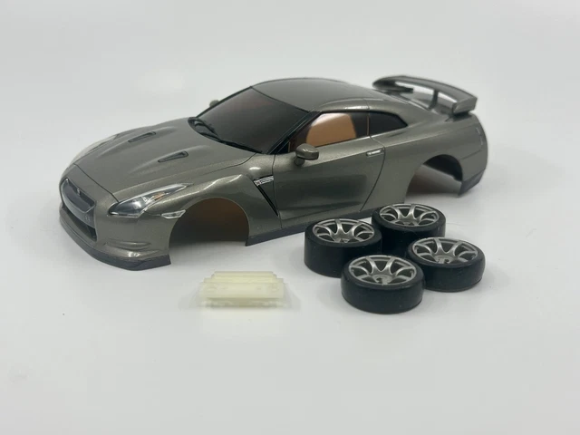 RARE KYOSHO MINI-Z Nissan GT-R R35 Titanium Gray Auto Scale Collection ...