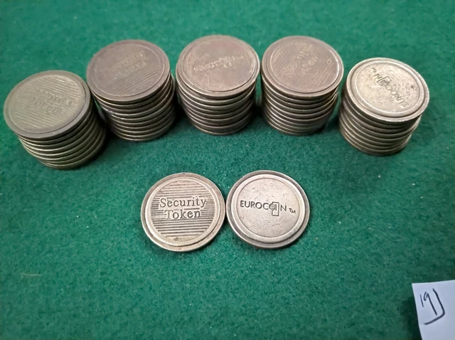 FRUIT MACHINE 20P tokens, Brass (Security Token) £10.00 - PicClick UK