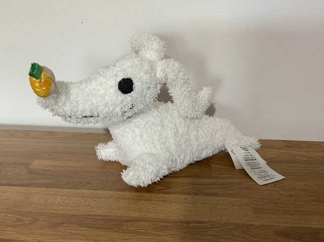 DISNEY STORE ZERO Soft Toy Plush Ghost Dog Nightmare Before Christmas ...