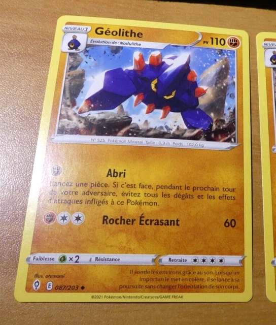 POKEMON EVOLUTION CELESTIAL French Card Geolite 087/203 Fr M £1.84 ...
