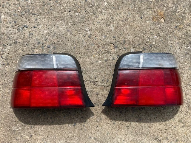 ORIGINAL BMW E36 compact taillights tail lights tail lights white/red ...
