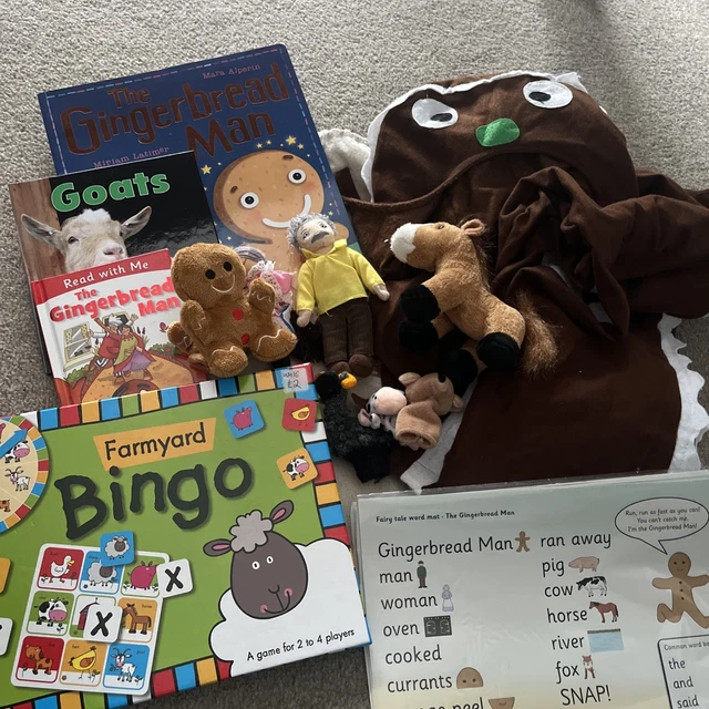 THE GINGERBREAD MAN Story sack EYFS £19.36 - PicClick UK