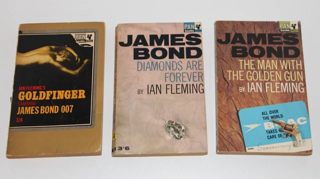 JAMES BOND PAN Goldfinger, Diamonds are Forever, The Man with the ...