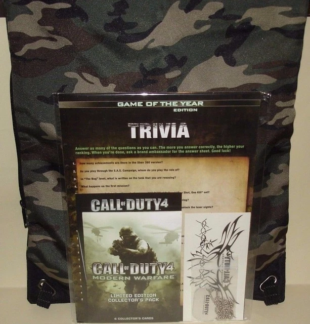 CALL OF DUTY 4 Modern Warfare Boot Camp - Special Media Event Press Kit ...