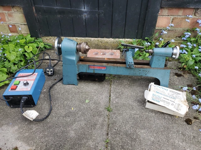 AXMINSTER MINI MICRO Woodturning Lathe Multistar Chucking System Carba ...