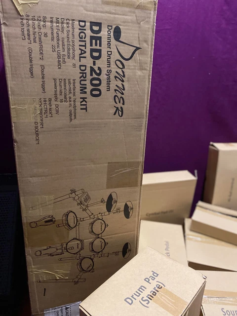 DONNER DED-200 ELECTRIC Drum Mesh Kit - SPARE PARTS CHOICE. MODULE ...