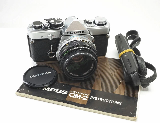 OLYMPUS OM2 CAMERA + Zuiko 50mm f/1.8 Lens - Fully Working - New Foam ...