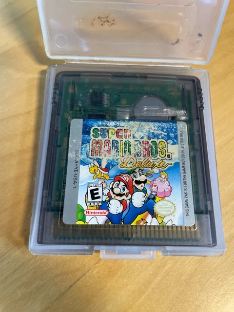 SUPER MARIO BROS. Deluxe (Nintendo Game Boy Color, 1999) Authentic ...