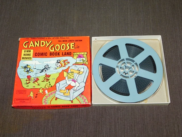 VINTAGE FILM 1966 Terrytoons 8 Mm Home Movie Gandy Goose Comic Book ...