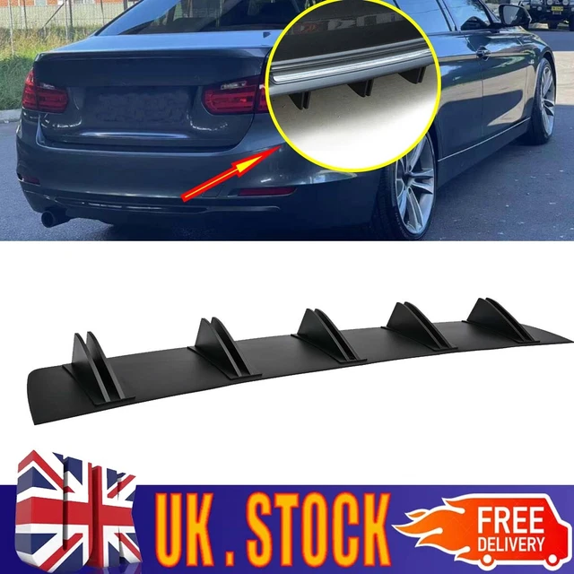 REAR BUMPER SPLITTER Diffuser Spoiler Lip 10Fin For Vauxhall Opel ...