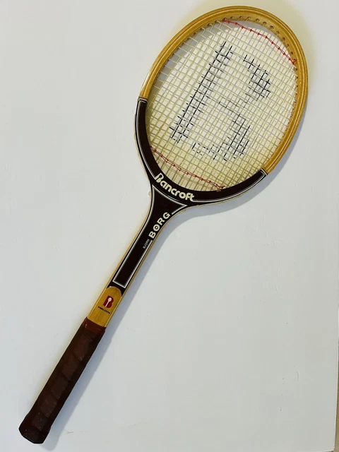 VINTAGE BANCROFT &WIMBLEDON Pro" Wooden Tennis Racquet Antique / Nice ...