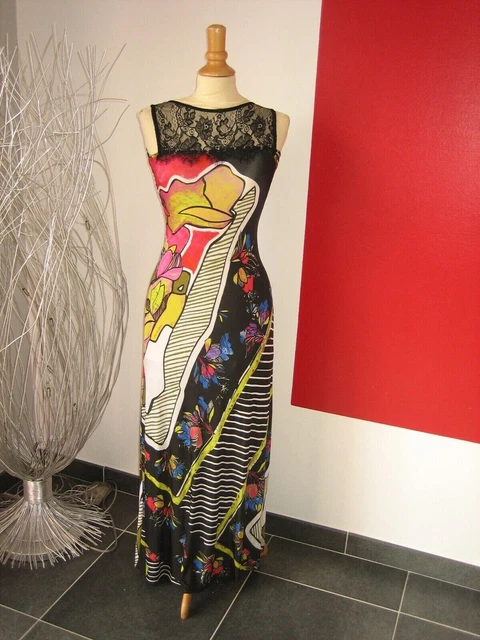 ELEGANTE ROBE LONGUE MAXI DRESS COLLECTION SAVE THE QUEEN xl 40 42 uk xl 12 14 EUR 64,90 ...