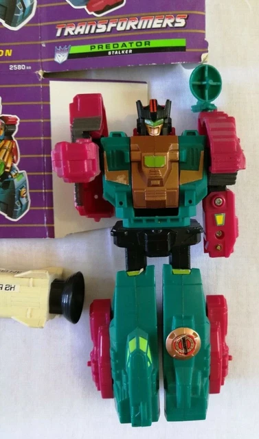 TRANSFORMERS G1 / G2 Decepticon Predator Stalker Complete Boxed Vintage ...